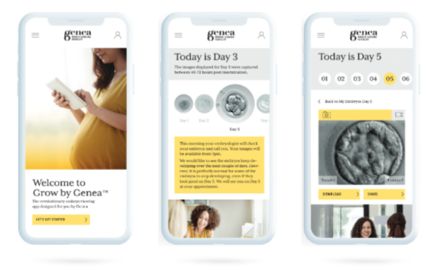 Grow™ by Genea, watch your embryos develop in real time